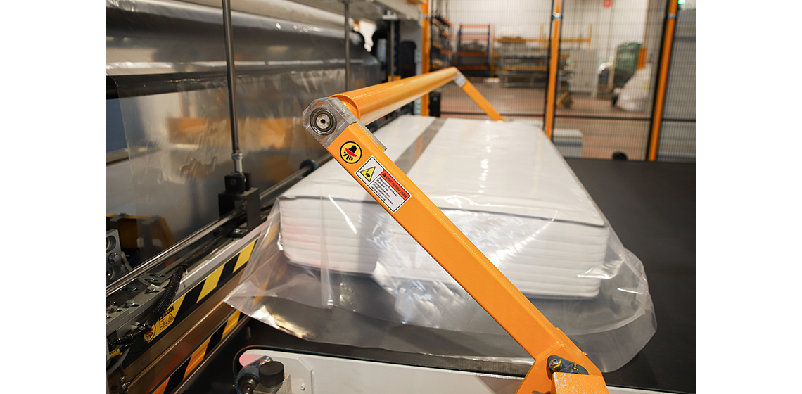 ET-ROLL-360-SFP | Automatic Mattress Wrap, Compress and Roll Pack Line