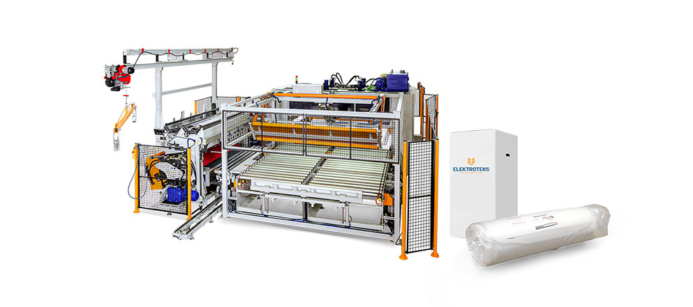 ET-ROLL-400 Series | Automatic Mattress Wrap, Compress, Fold And Roll ...